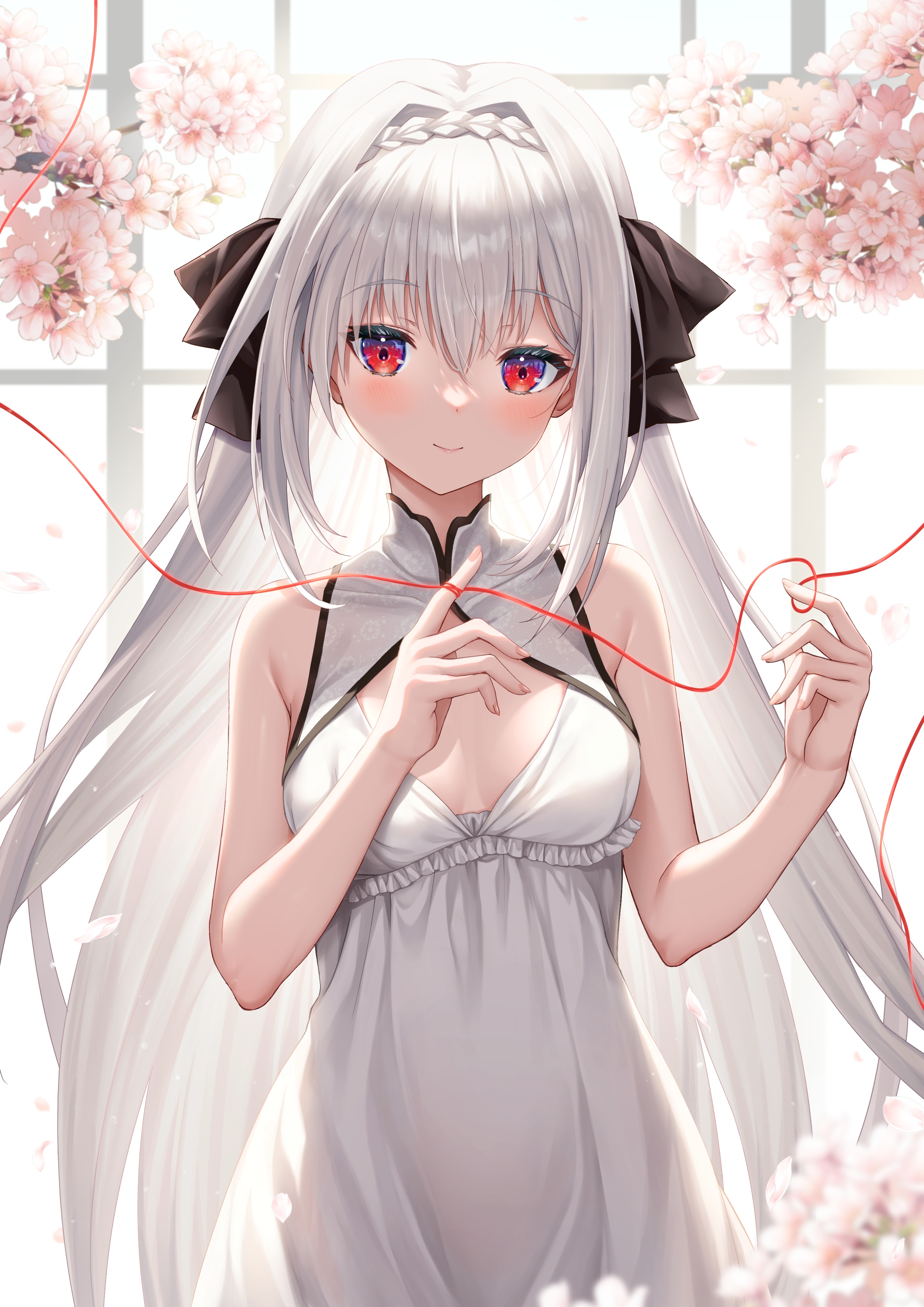 maijin tsuki ni yorisou otome no sahou sakurakouji luna dress no bra see through | #1075629 ...